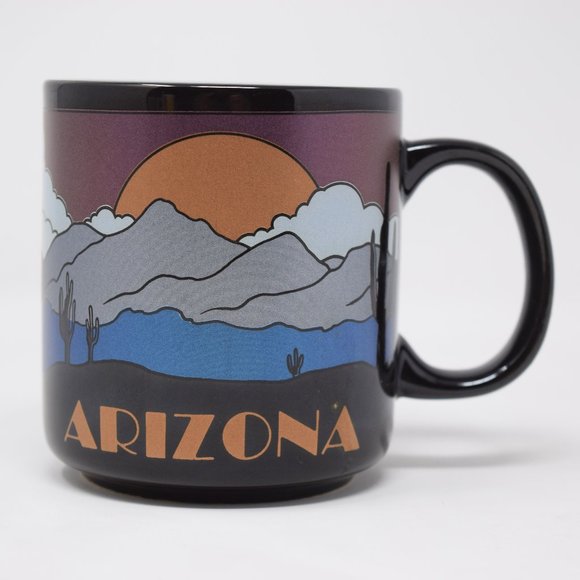 Karol Western | Dining | Vintage Karol Western Arizona Mug Metallic ...